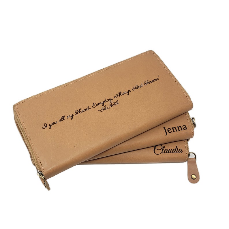 Ladies Wallet, Monogrammed Wallet, Custom Ladies Wallet, Engraved Women ...