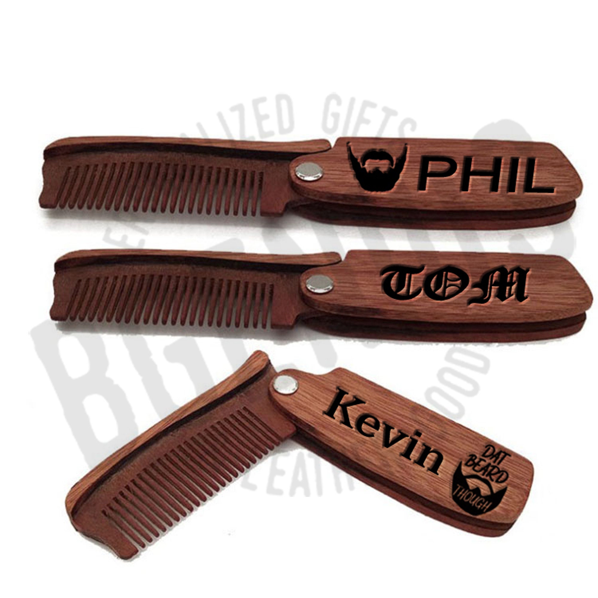 Personalized Wood Comb Custom Beard Combs Hair Comb - Etsy