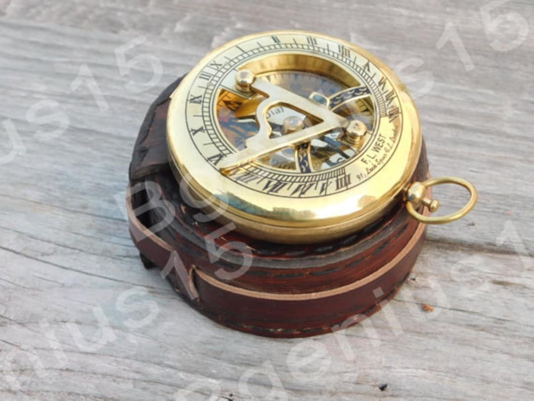 Compass Sundial Compass Personalized Compass Wedding Gift - Etsy