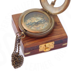 Sundial Compass, Engraved Compass, Personalized Compass, Graduation ...