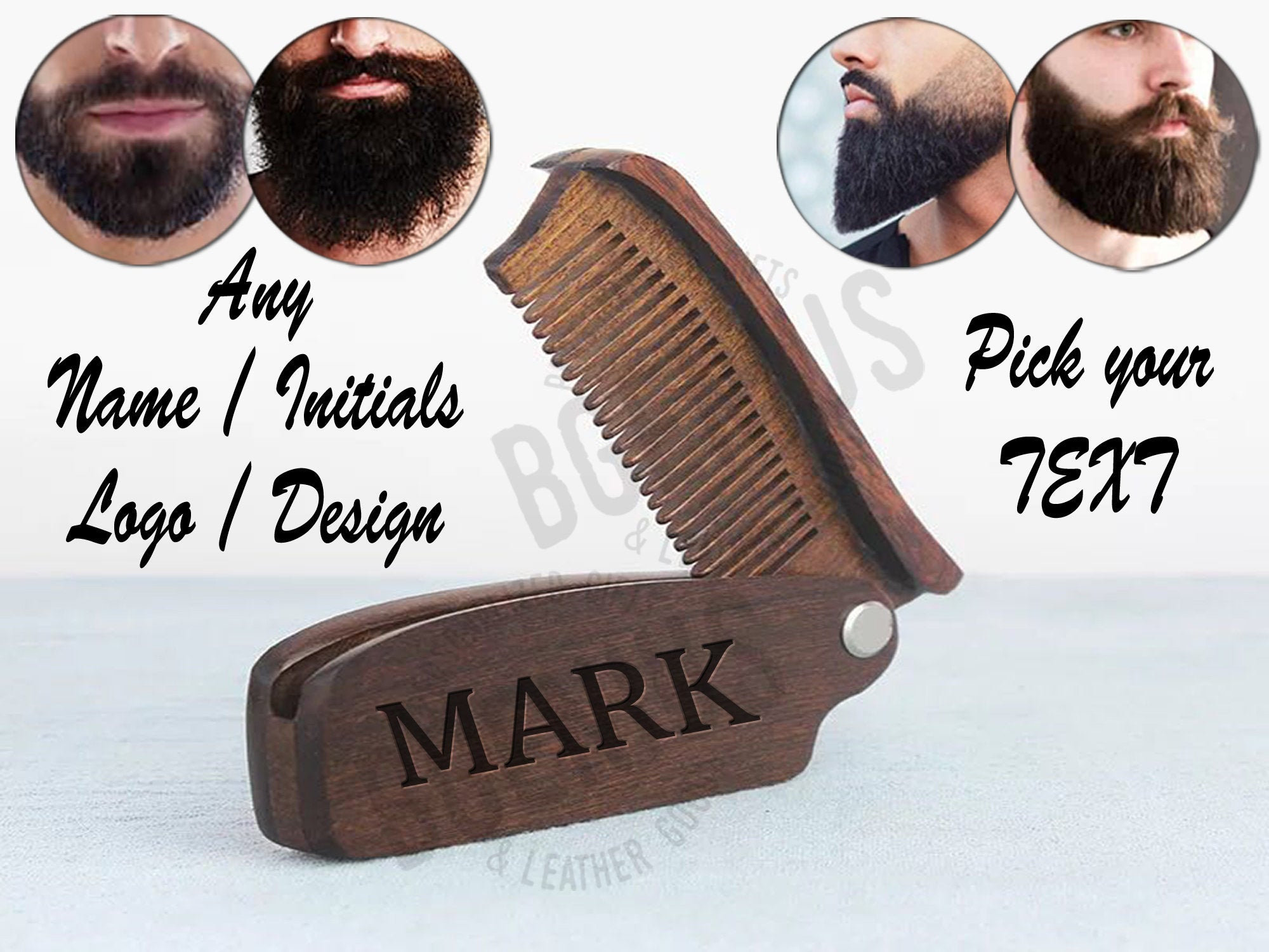 Custom Comb Beard Comb Gifts for Husband Groomsman Gifts | Etsy