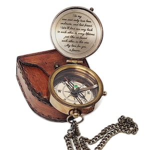 NAUTICAL COMPASS, Engraved Compass, Custom Compass, Working Compass ...