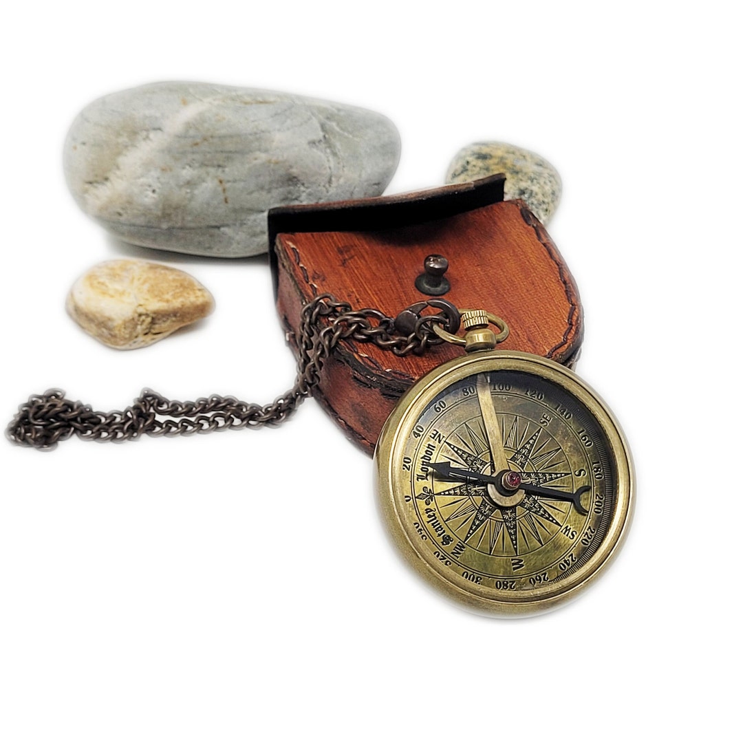 PERSONALIZED COMPASS, ENGRAVED Compass, Gift for Dad, Gift for Him ...