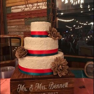 Wedding Box Wedding Cake Stand Rustic Cake Stand - Etsy