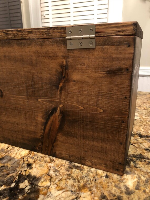 Home & Living reclaimed wood Hunting box Storage box deer box rustic ...