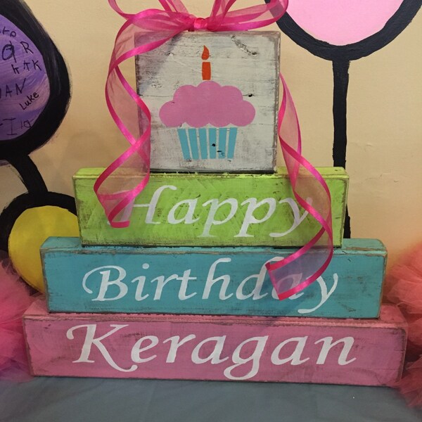 Distressed Blocks - Etsy