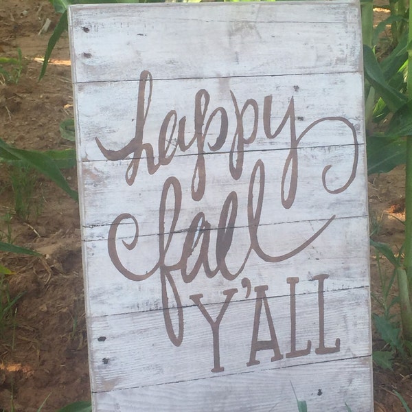 Painted Pallet Sign - Etsy