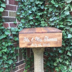 Wedding Box Wedding Cake Stand Rustic Cake Stand - Etsy