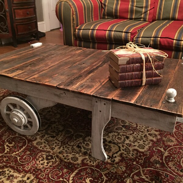 Cart Coffee Table - Etsy