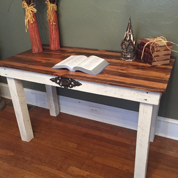 Distressed Desk - Etsy