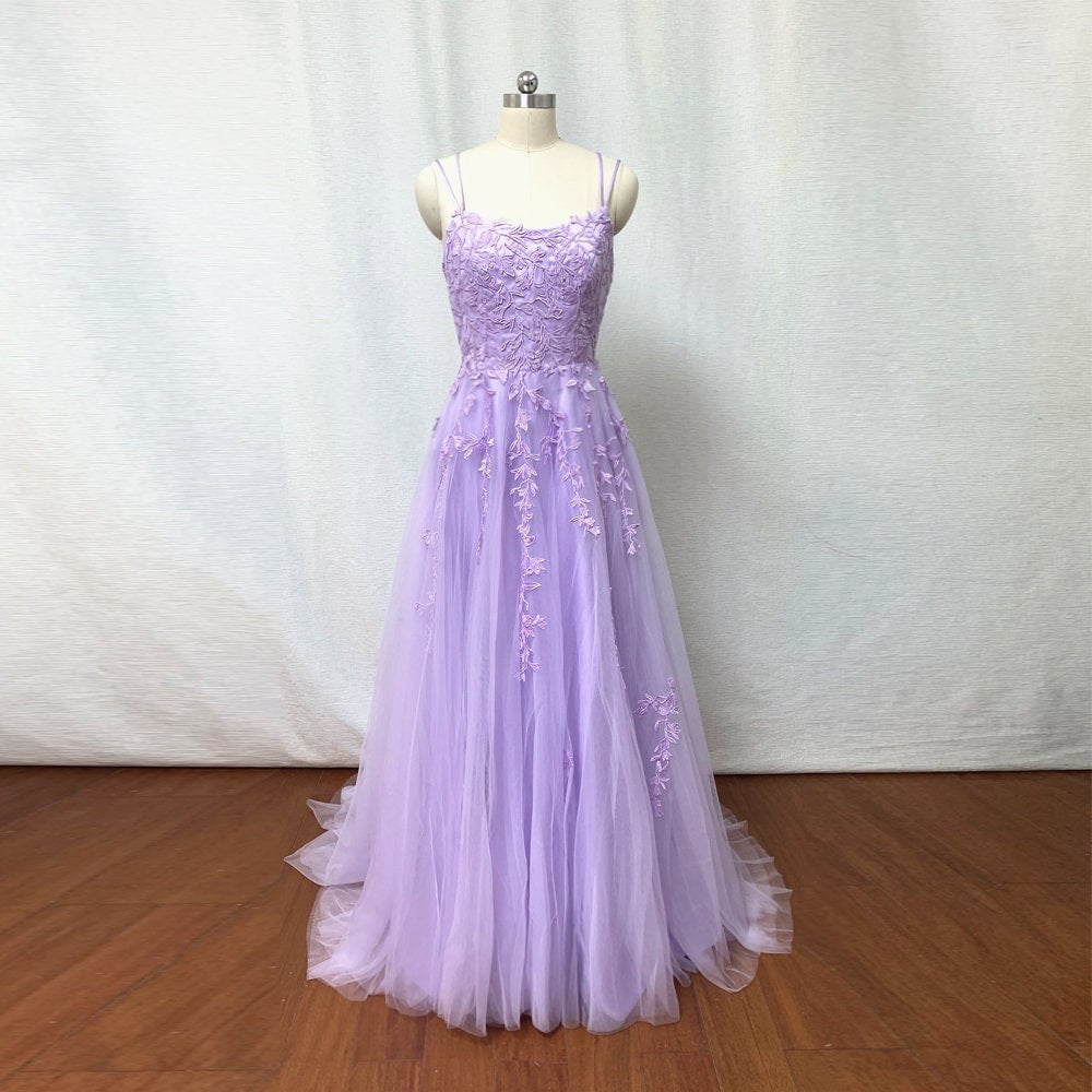 Lilac Colored Prom Dress