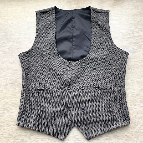 Double Breasted Vest - Etsy