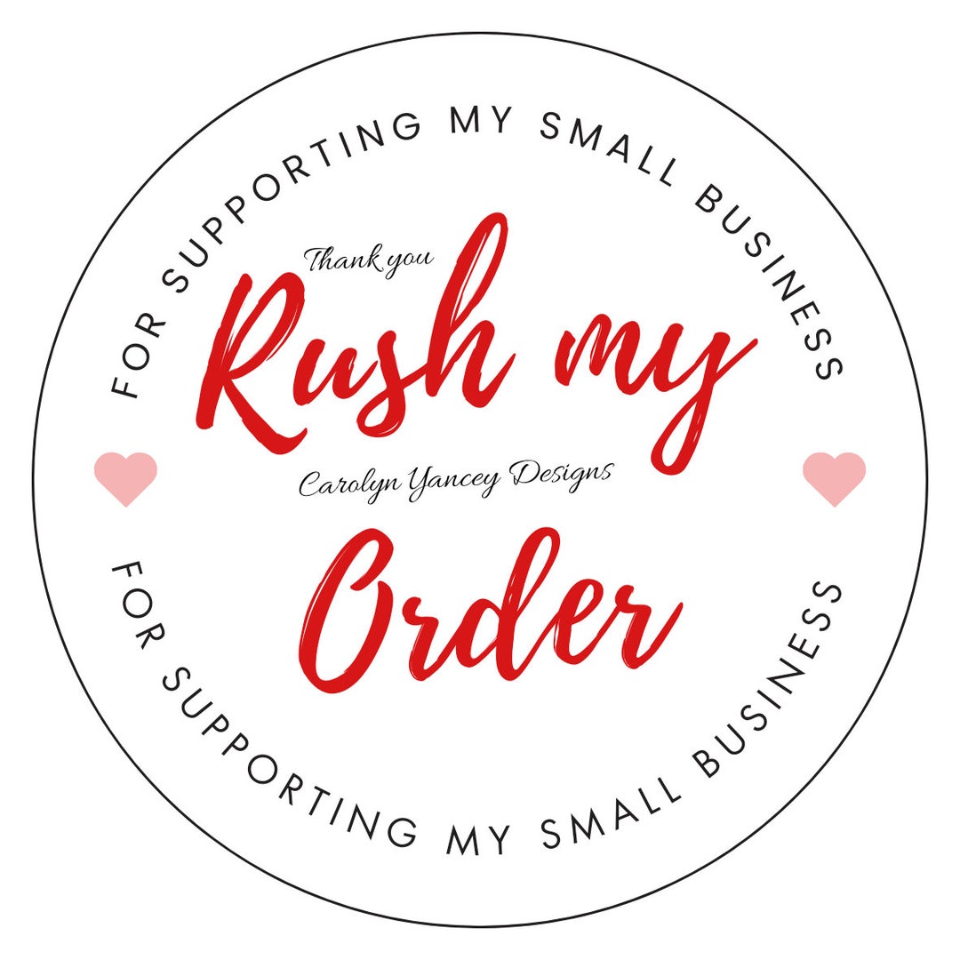 Rush My Order! Ship My Order Within 24 Hours - Etsy