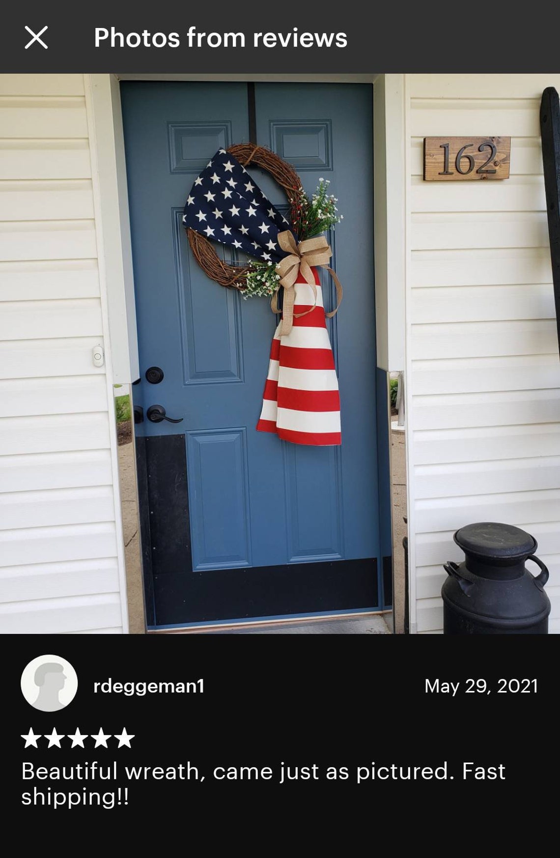 American Flag Wreath Patriotic Wreath Front Door Wreaths - Etsy