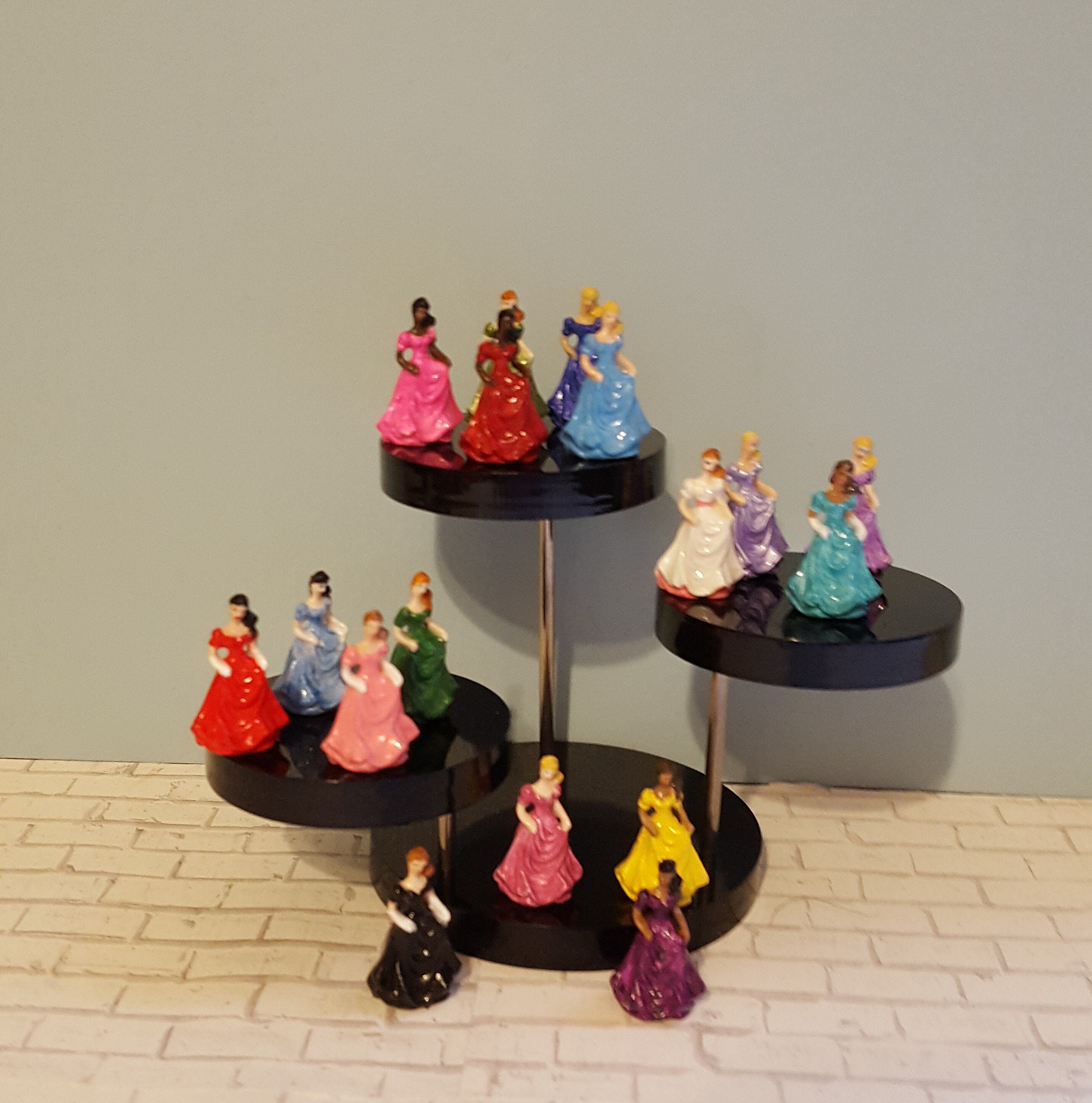 MICRO Miniature statuesLadies Hand Painted figurine less | Etsy