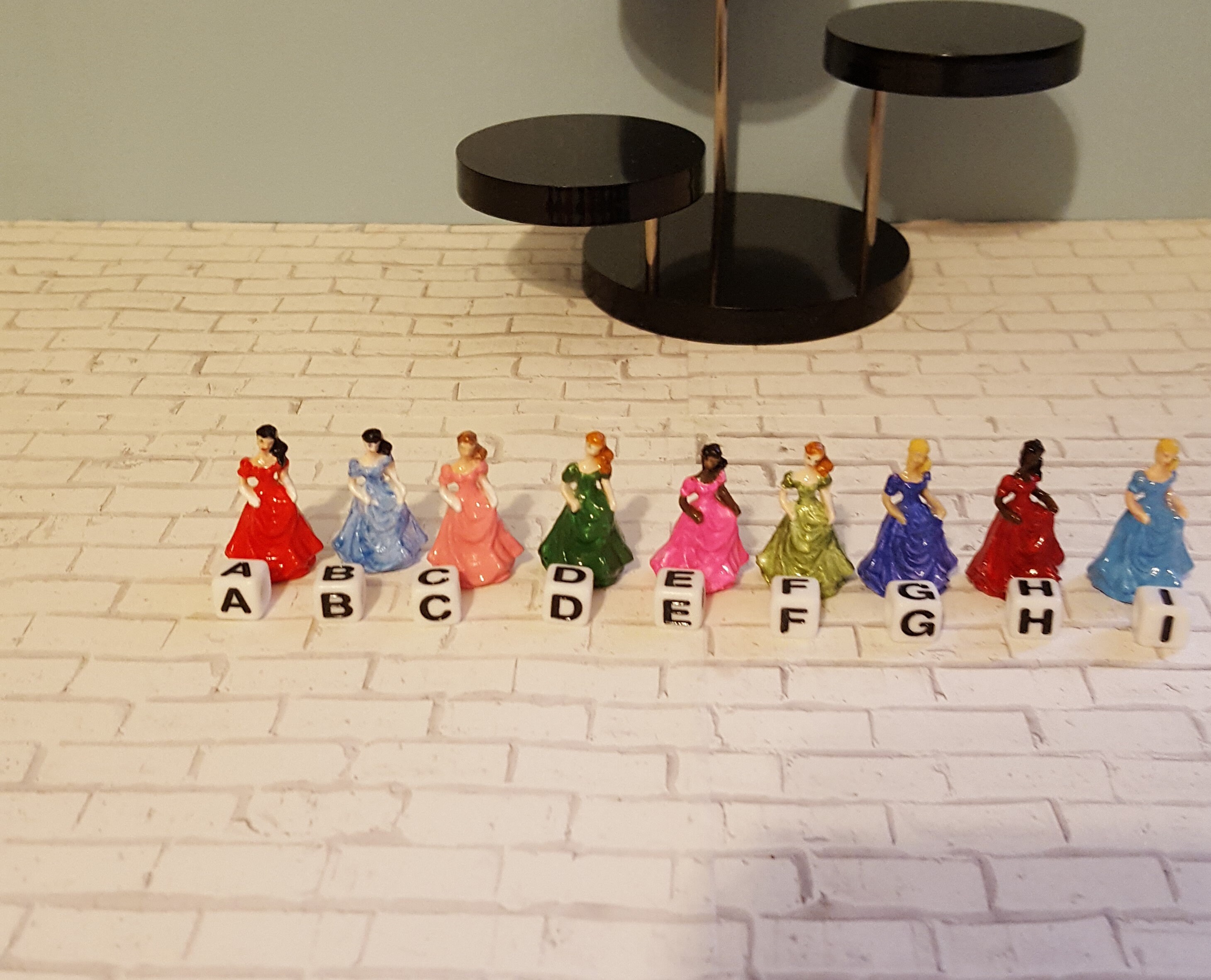 MICRO Miniature statuesLadies Hand Painted figurine less | Etsy