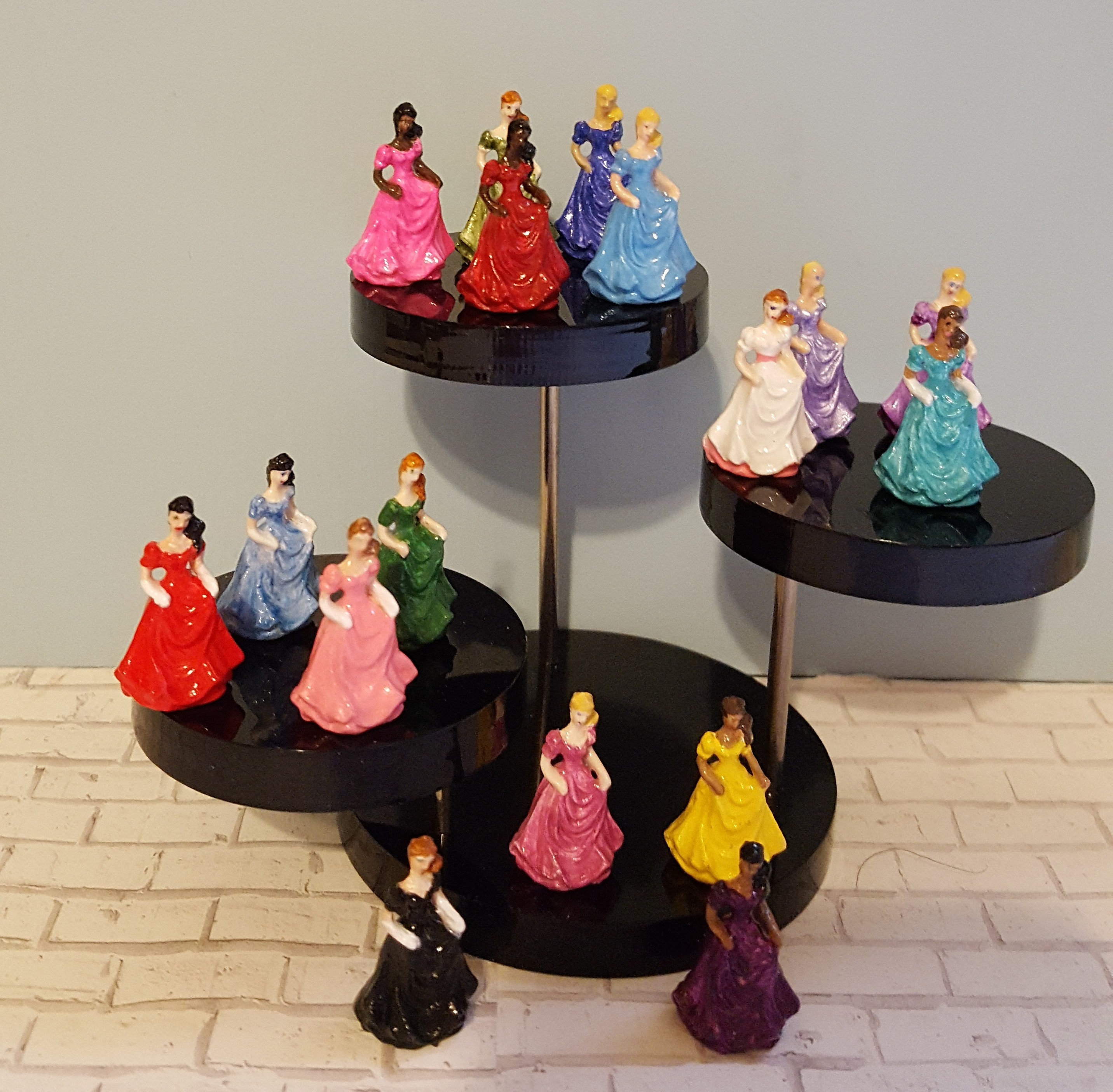 MICRO Miniature statuesLadies Hand Painted figurine less | Etsy