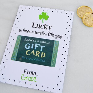 St. Patrick's Day Gift Card Holder - Etsy