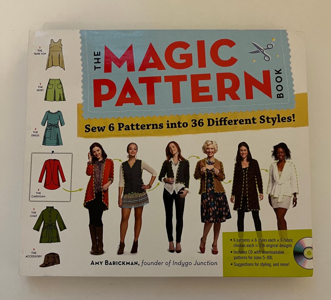 The Magic Pattern Book Sew 6 Patterns Into 36 Different Styles - Etsy