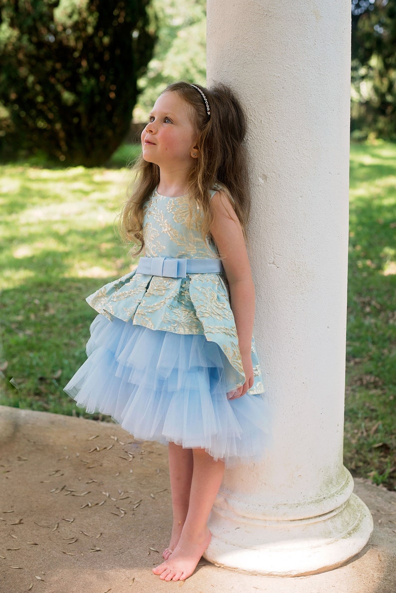 RTS Birthday Dress 3rd Birthday Dress Gold Dress Princess | Etsy