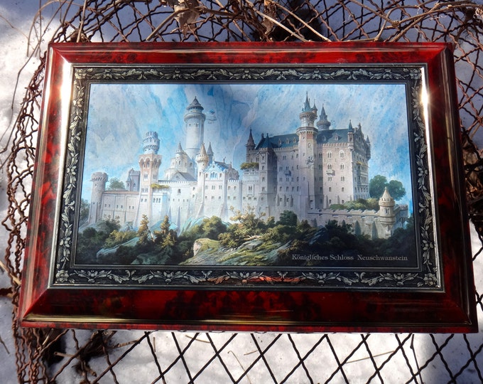 Tin Box German Tin Tin From Germany Schloss Neuschwanstein - Etsy