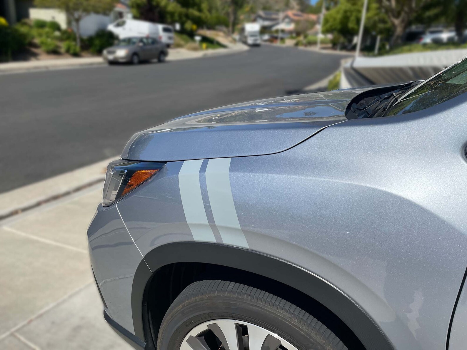 Fender Hash Stripes, Car Emblem Graphic, Sticker for Trunk Rear, Subaru ...