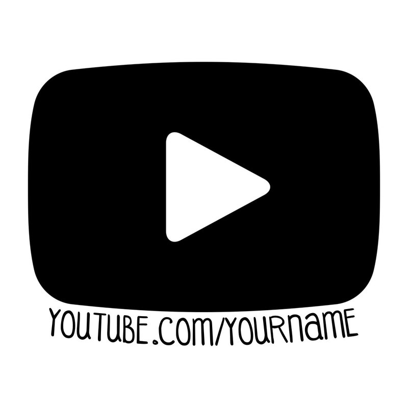 Youtube Logo Sticker - Etsy