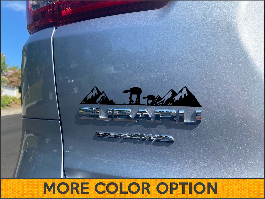 Hoth Battle, Star Wars, Trees and Mountain Decal , Car Emblem Graphic ...