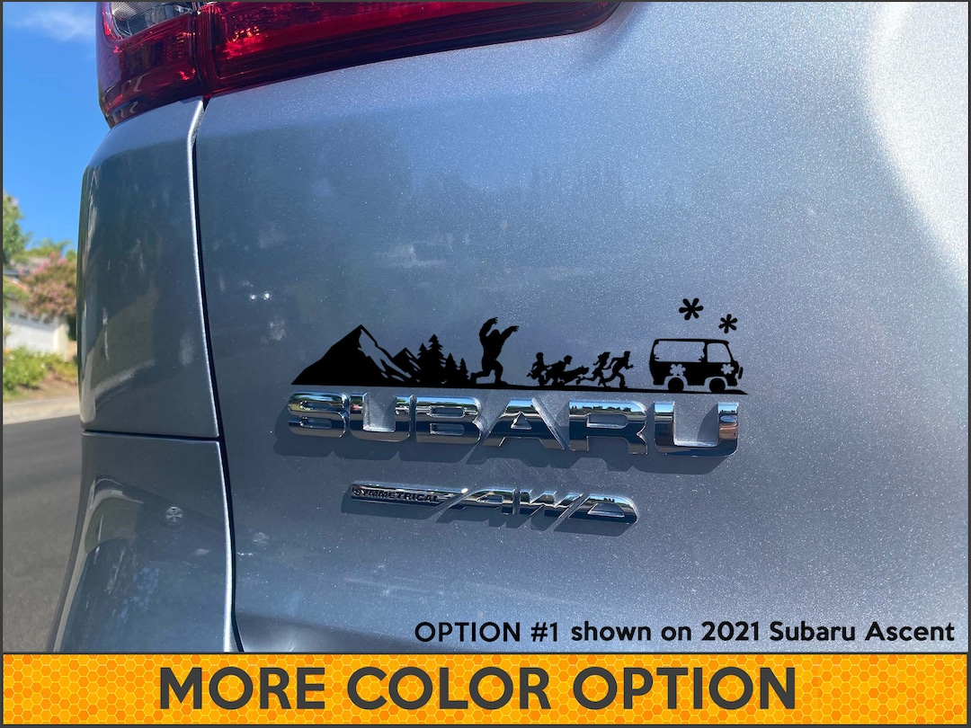 Scoobi - Doo, Trees and Mountain Decal , Car Emblem Graphic, Sticker ...