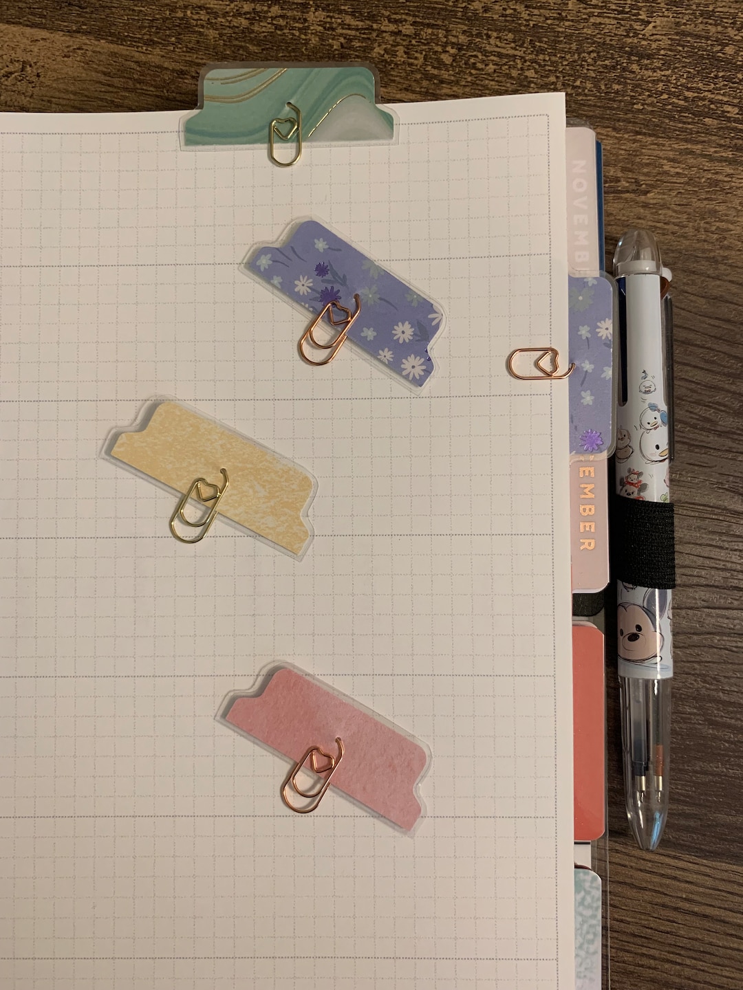 Laminated Reusable Repositionable Tabs/ Paperclip Bookmarks for Your ...