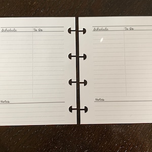Happy Planner Micro Notes (3 X 4”) Disc Planner Daily, Weekly Printed ...