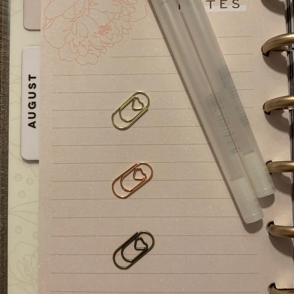 Shaped Paper Clips - Etsy