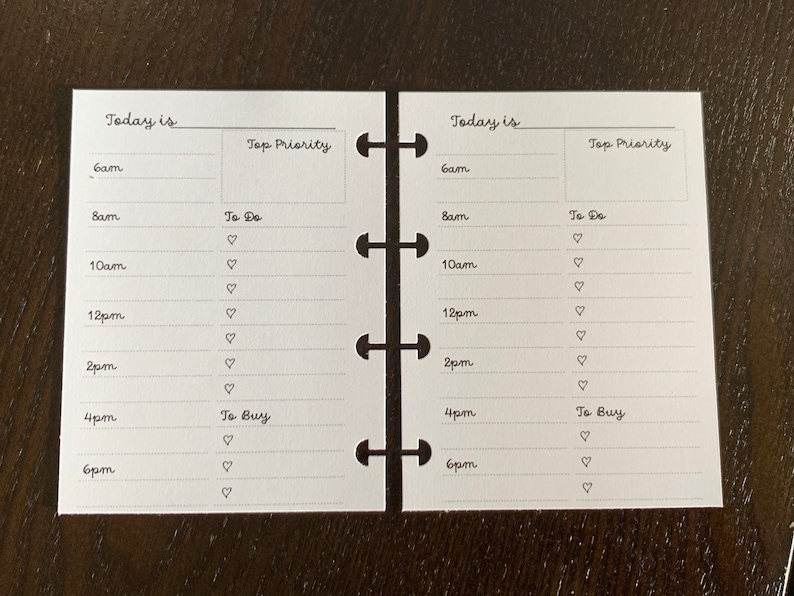 Happy Planner Micro Notes (3 X 4”) Disc Planner Daily, Weekly Printed ...
