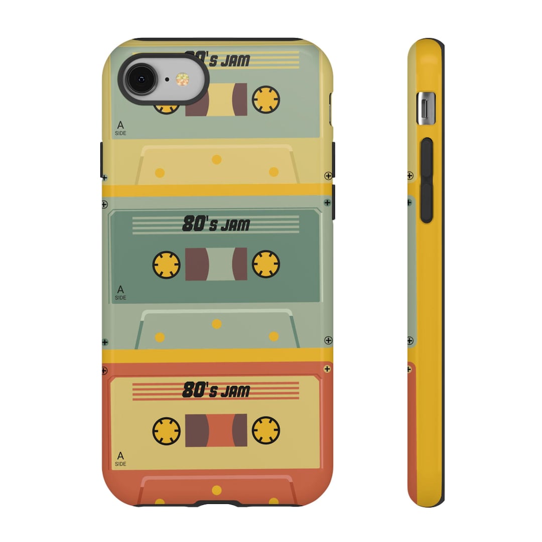 Retro Cassette Tape Phone Case, 80s Music Lover Gift, Vintage Style ...