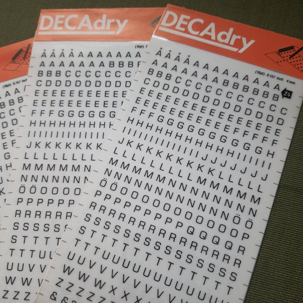 Rub on Decals - Etsy