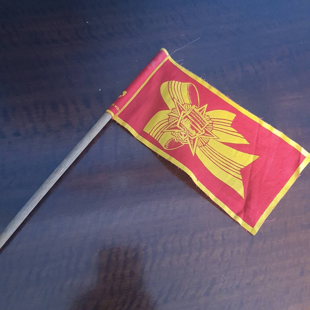 Vintage Soviet Union Parade Flag Military Souvenirs Political - Etsy