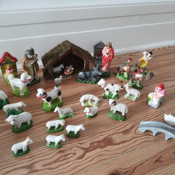 Pottery Nativity Set - Etsy