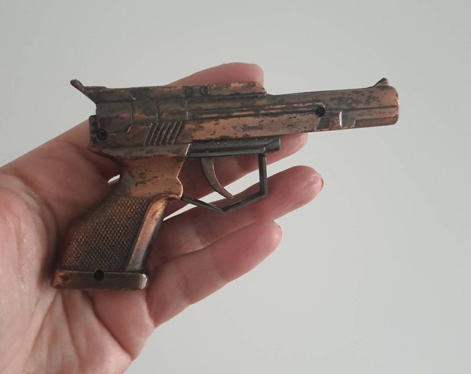 Vintage Lighter Shaped Like a Gun Rifle Machine Gun Copper - Etsy