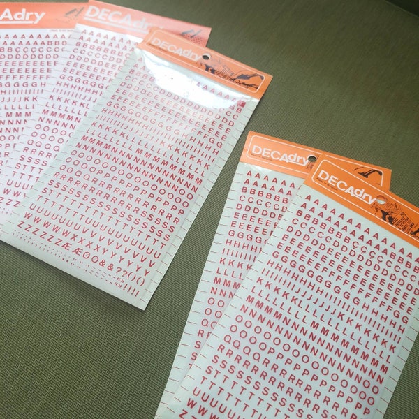 Rub on Numbers - Etsy Australia