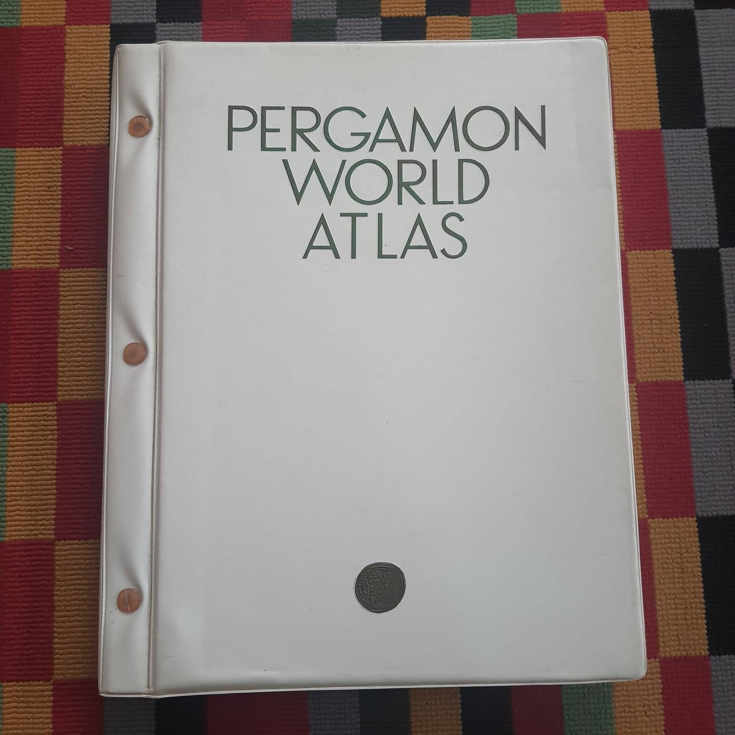 Vintage Rare 1968 Pergamon Atlas Maps Geography Book Big - Etsy