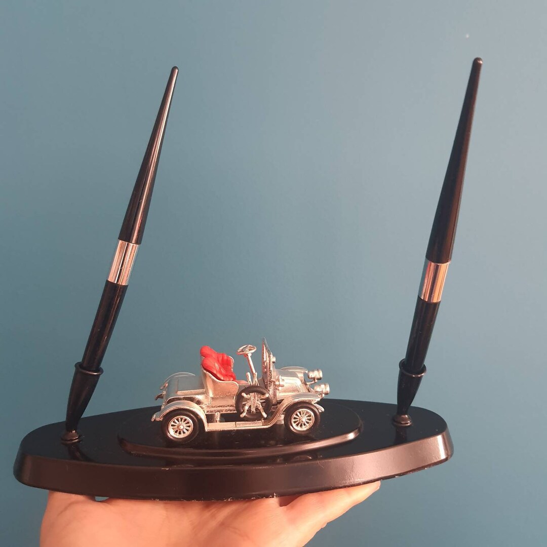 Vintage Collectible Renault 2 Seater Car Desk Pen Holder Office Decor ...