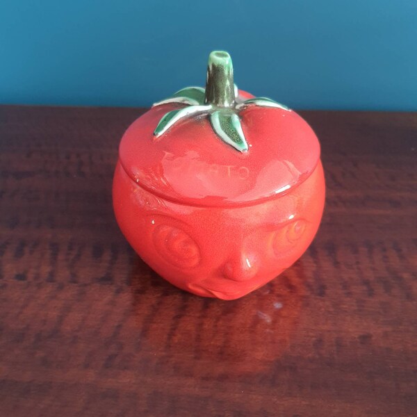 Ceramic Tomato Vintage - Etsy