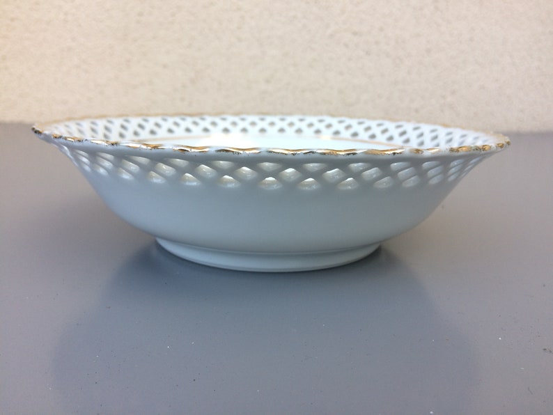 Antique Bavaria Schumann China Reticulated Bowl Plate Roman - Etsy Canada
