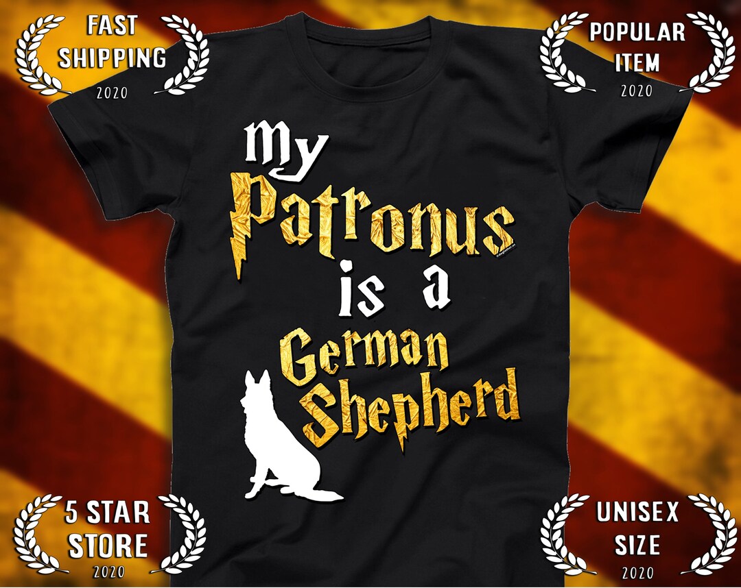 German Shepherd Shirt - German Shepherd Patronus T-shirt - Etsy