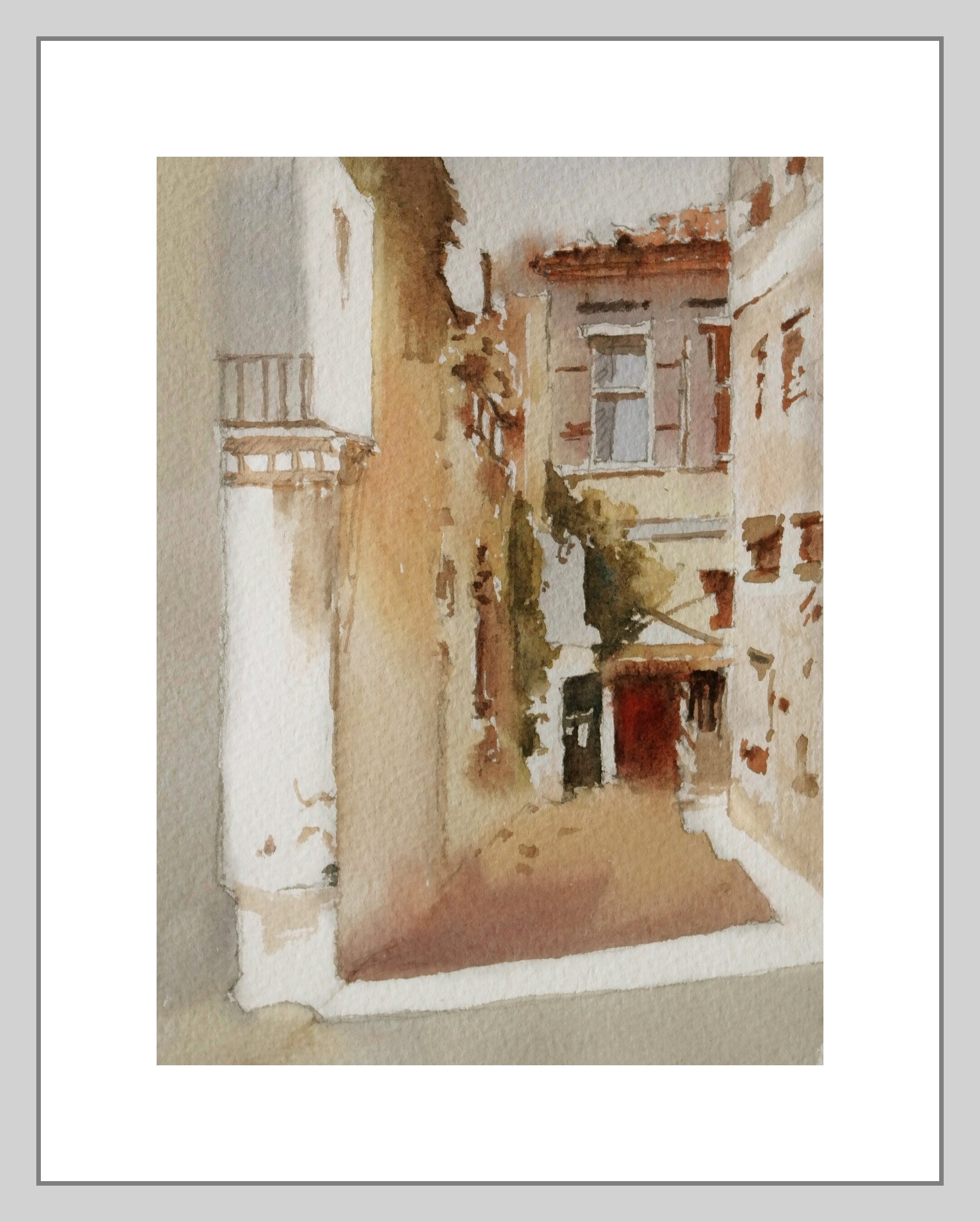 Izmir Turkey Original Art Watercolor Original Painting Wall Art "izmir ...