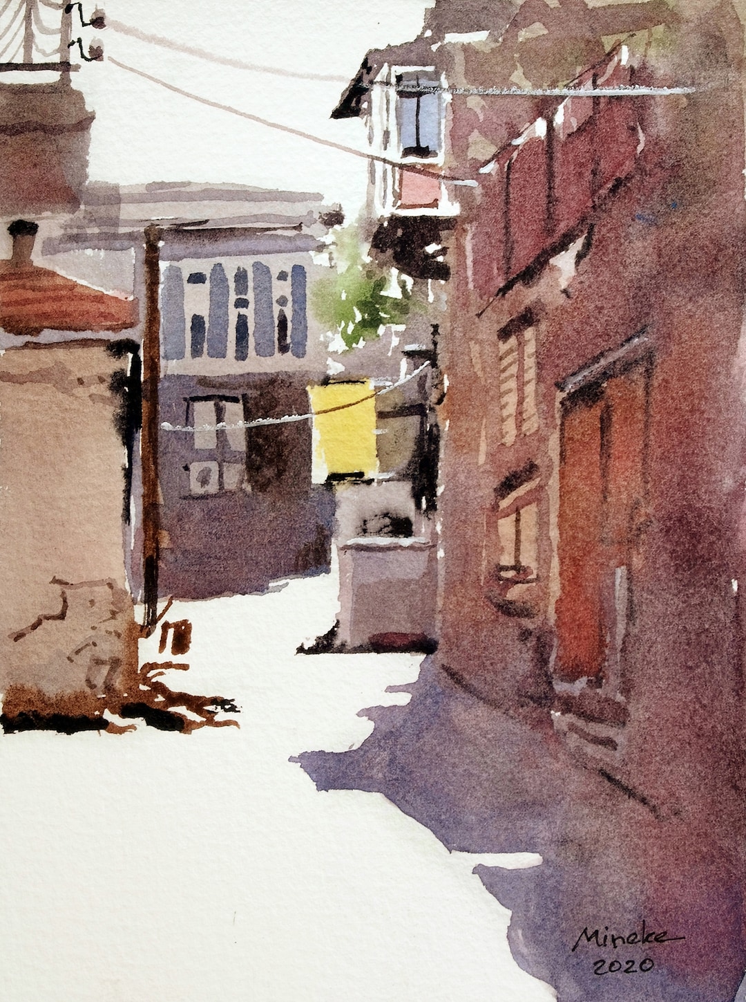 Izmir Turkey Original Art Watercolor Original Painting Wall Art "izmir ...