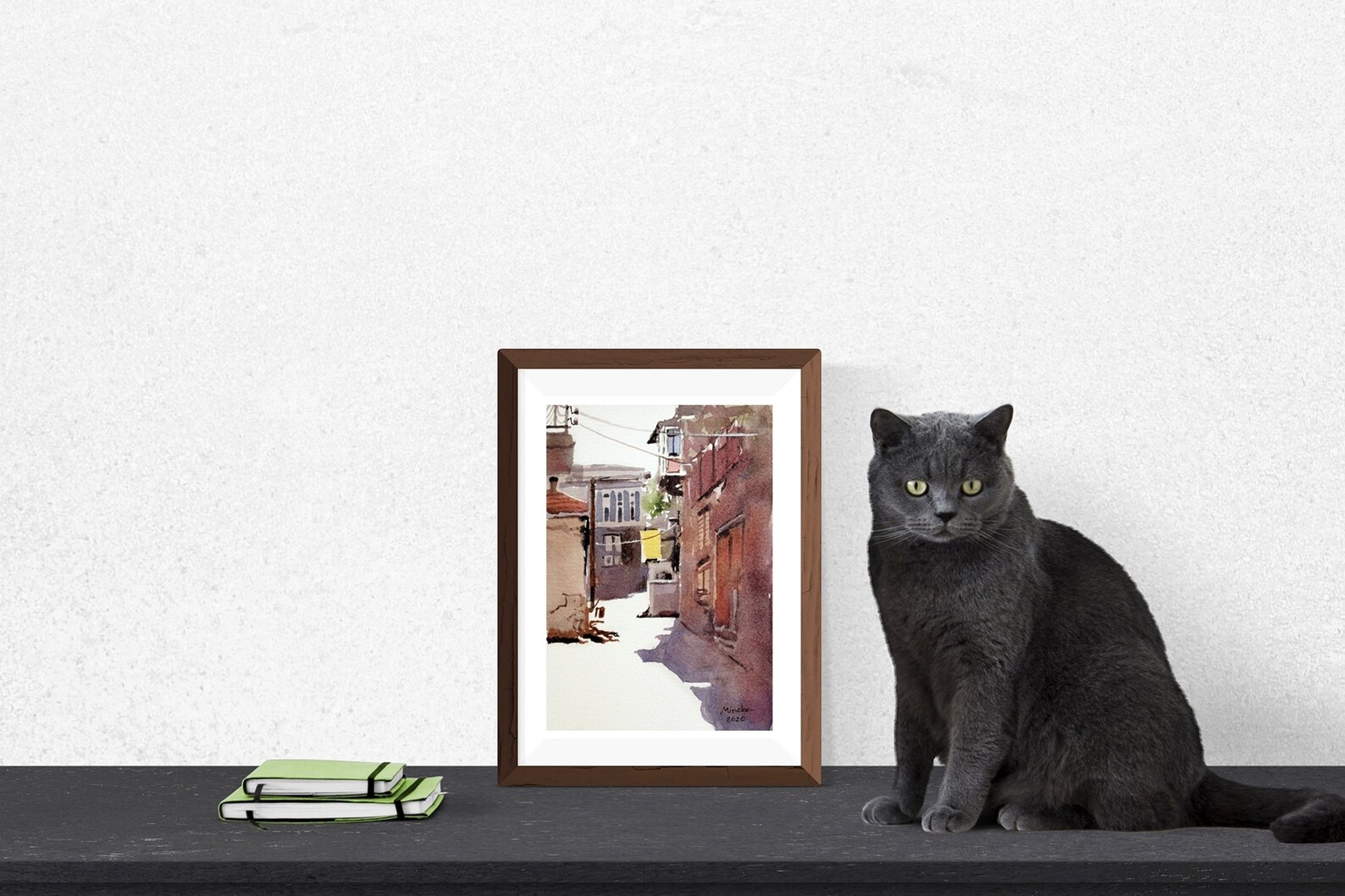 Izmir Turkey Original Art Watercolor Original Painting Wall Art izmir ...