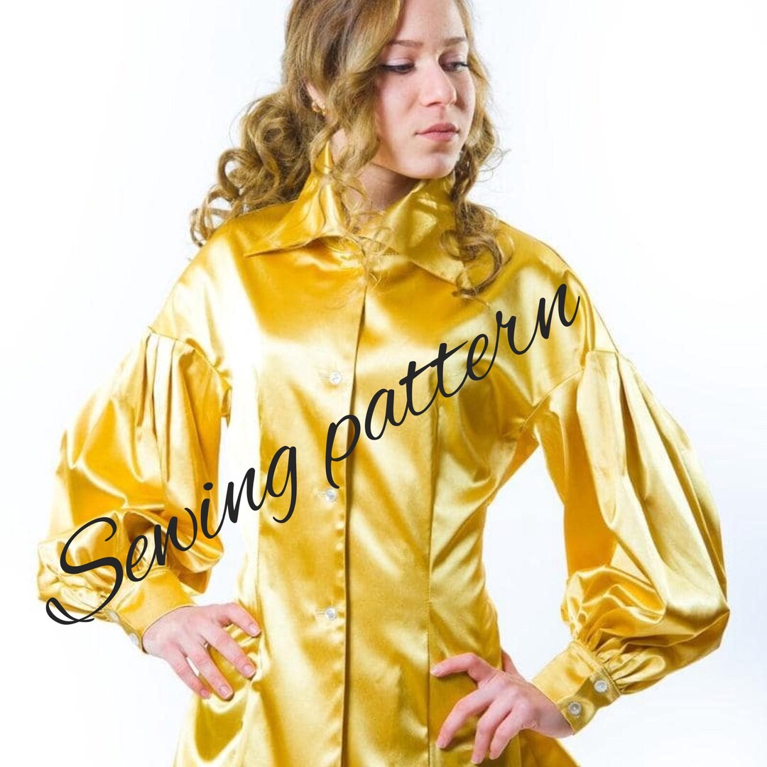 Ballon Sleeves Sewing Pattern in Sizes XS, S, M, L, XL, 2XL, 3XL - Etsy
