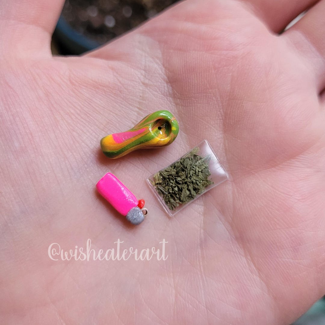 3 Piece Handmade Miniature Fake Smoke Set - Etsy