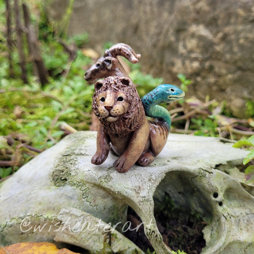 Fantastical Chimera Sculpture - Etsy